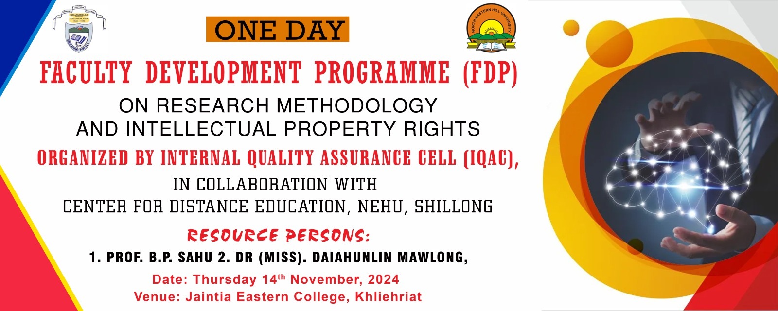 One Day FDP on Research Methodology and Intellectual Property Rights ...